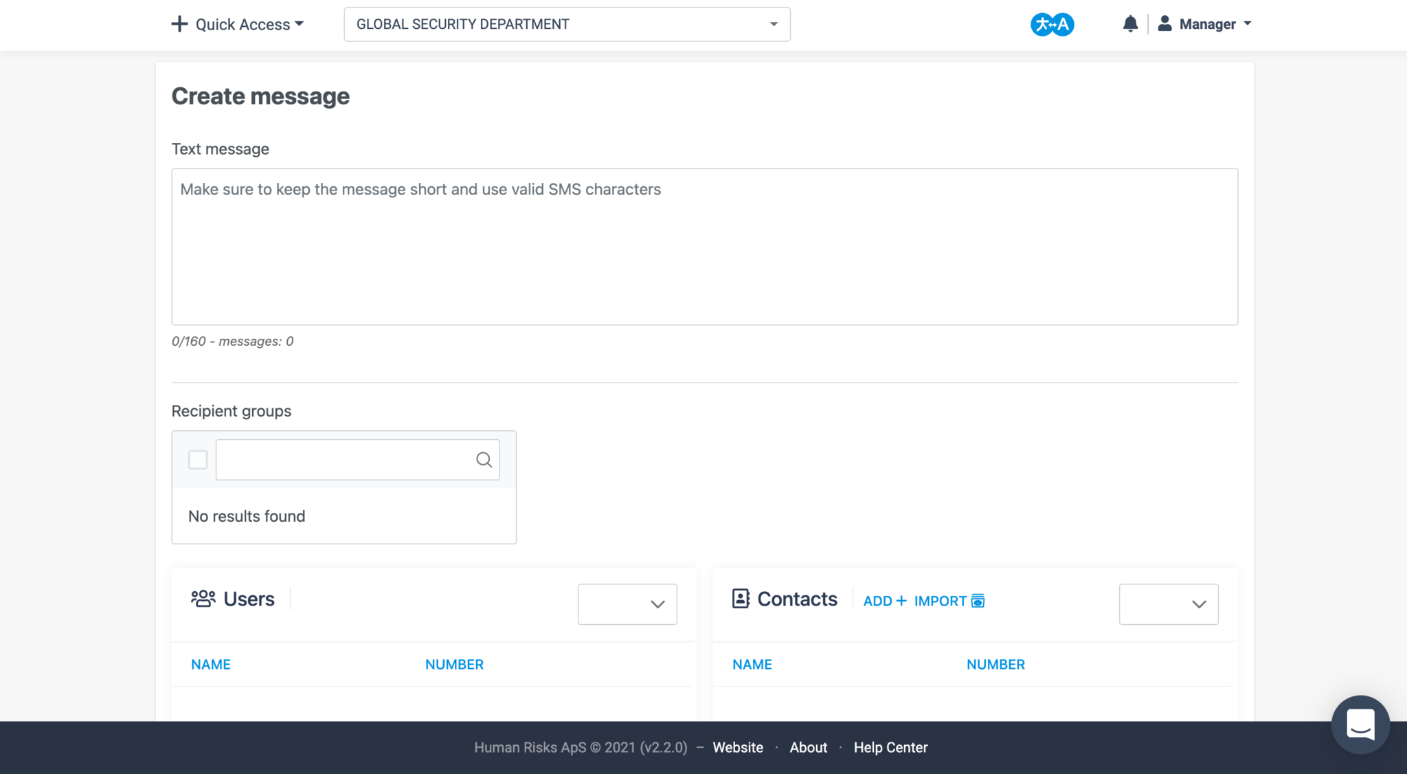 Mass Comms - Human Risks